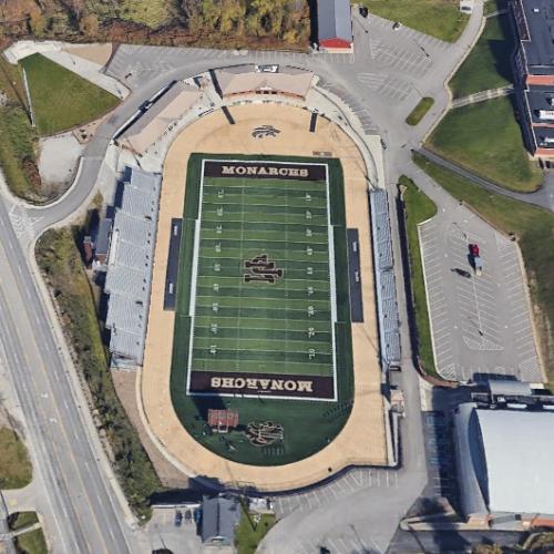 Monarch Stadium in Moundsville, WV (Google Maps)