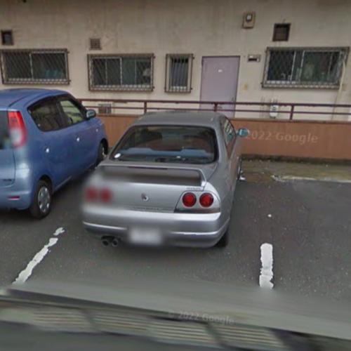 Nissan Skyline R33 in Tokyo, Japan (Google Maps)
