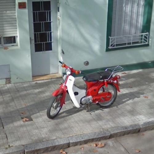 Honda C70 in Durazno, Uruguay (Bing Maps)