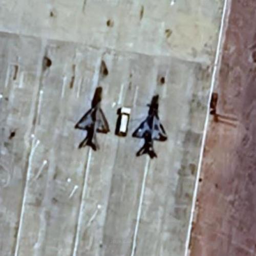 Myanmar Air Force FT-7Ms in Magway, Myanmar (Google Maps)