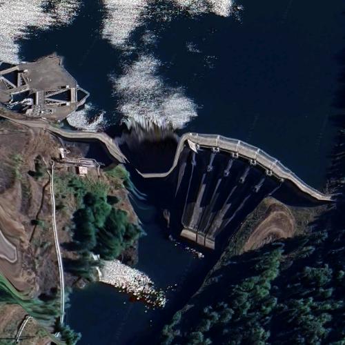 Mayfield Dam in Mossyrock, WA (Google Maps)