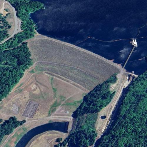 Swift Dam in Cougar, WA (Google Maps)