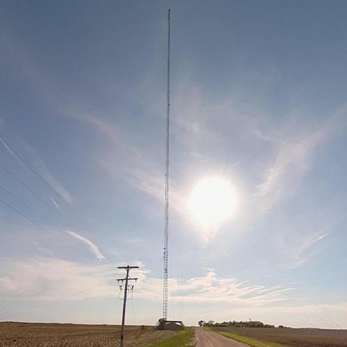 KLKN Television Tower (tallest structure in Nebraska) in Genoa, NE ...