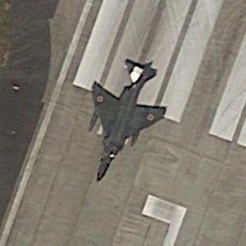 JASDF F-4EJ preparing for takeoff in Omitama, Japan (Google Maps)