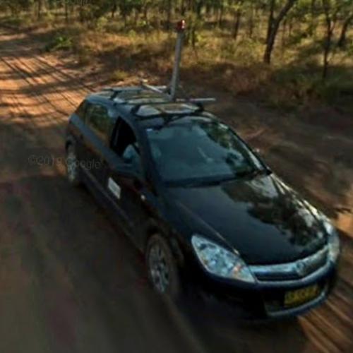 Google car in Macarthur, Australia (Google Maps)