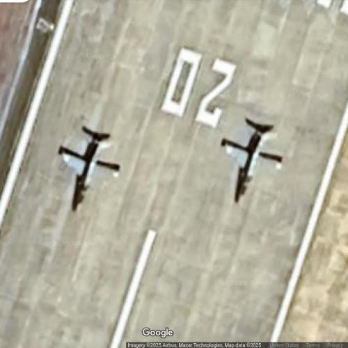 Indian Hawk Mk132s preparing for takeoff in Bidar, India (Google Maps)