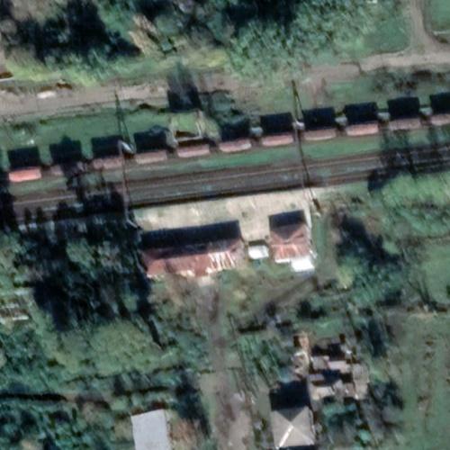 Nigoiti railway station in Lanchkhuti, Georgia (Google Maps)