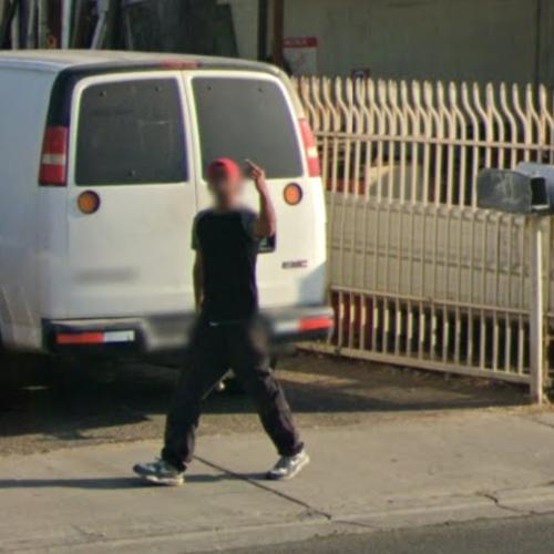 Middle Finger in Stockton, CA (Google Maps)