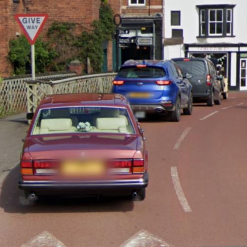 Rolls-Royce Silver Spur III in Tenbury Wells, United Kingdom (Google Maps)