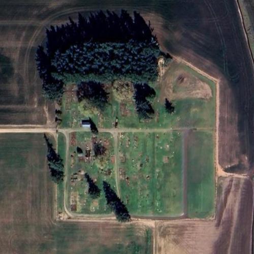 Sand Ridge Cemetery in Lebanon, OR (Google Maps)