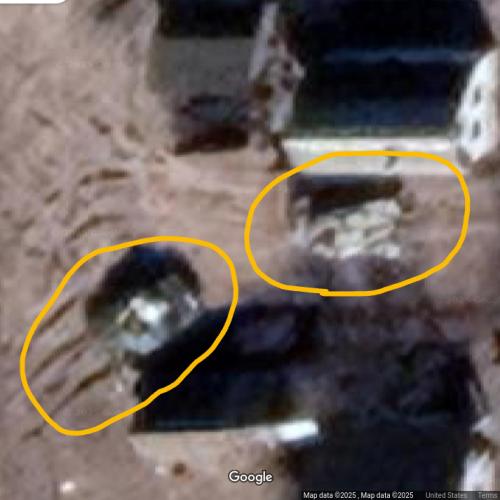 Two Russian tanks in Chernihiv, Ukraine (Google Maps) (#2)