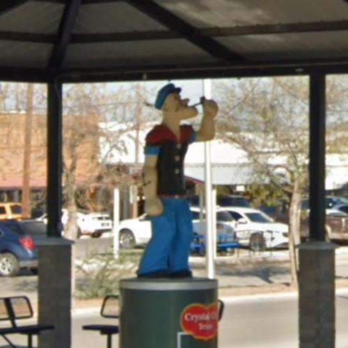 Popeye statue in Crystal City, TX (Google Maps) (#5)