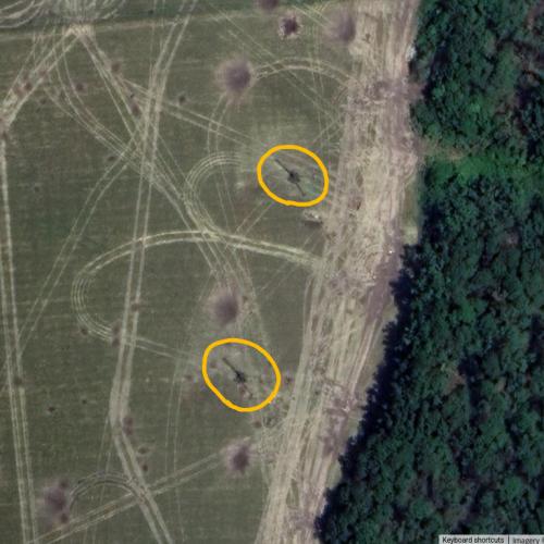 Russian artillery position in Syeverodonets’k, Ukraine (Google Maps) (#3)
