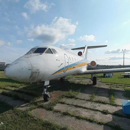 Yak-40 in Kiev, Ukraine (Google Maps)