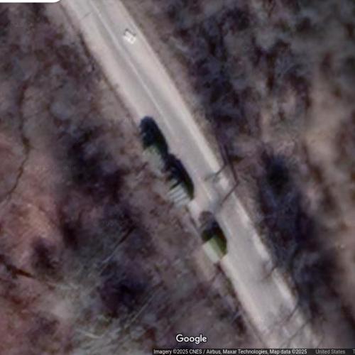 Russian military convoy in Chernihiv, Ukraine (Google Maps) (#4)
