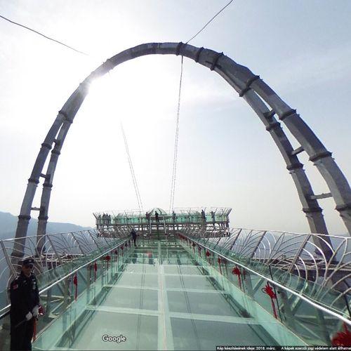 Shilinxia glass viewing platform in Beijing, China (Google Maps)