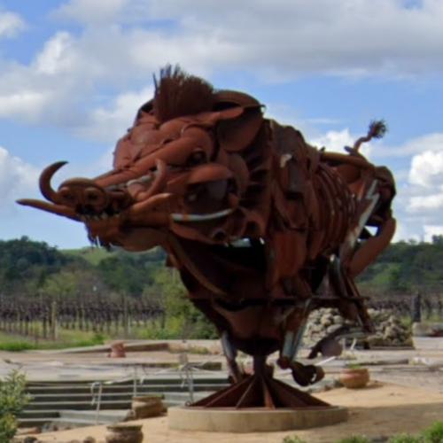'Lord Snort' by Bryan Tedrick in Healdsburg, CA (Google Maps)