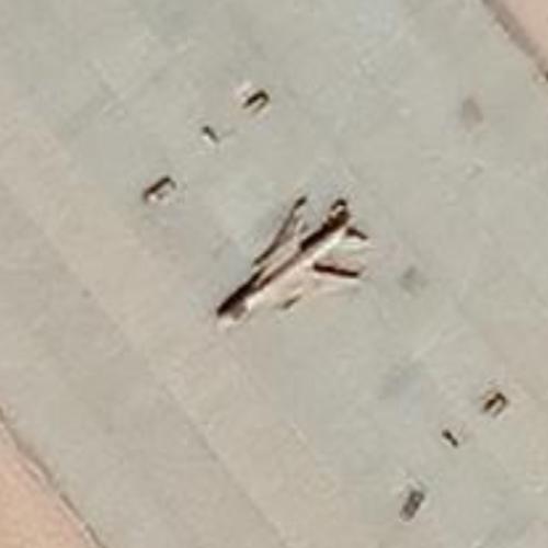 Su-17 at Al Jufra Airbase in Hun, Libya (Google Maps)
