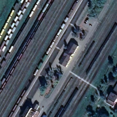 Vawkavysk railway station in Vawkavysk, Belarus (Google Maps)