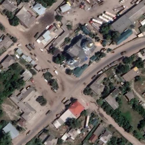 Russian military convoy in Izyum, Ukraine (Google Maps) (#7)