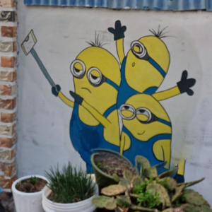 Minions graffiti in Taebaek, Republic of Korea - Virtual Globetrotting