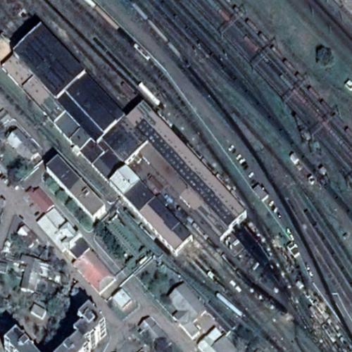 Kovel motive power depot in Kovel, Ukraine (Google Maps)