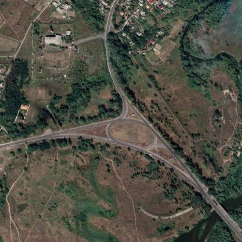 Russian Invasion Force Traffic Jam - Satellite Geo-location in Ivankiv ...