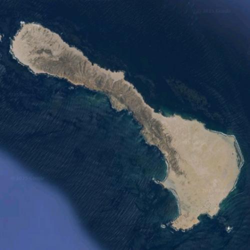 Isla Natividad in Bahia Tortugas, Mexico (Google Maps)