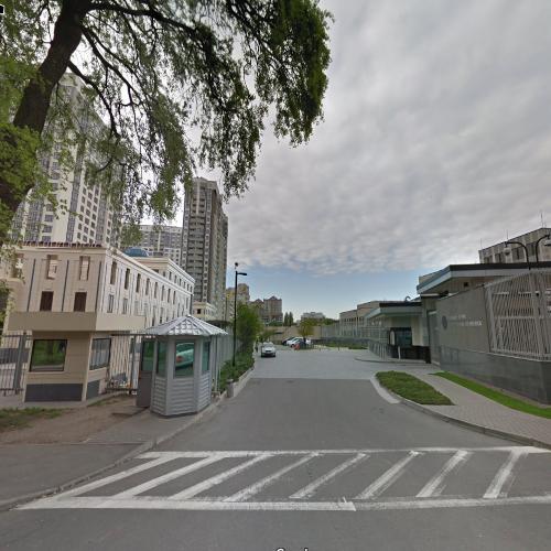 U.S Embassy, Kiev, Ukraine in Kiev, Ukraine (Google Maps)