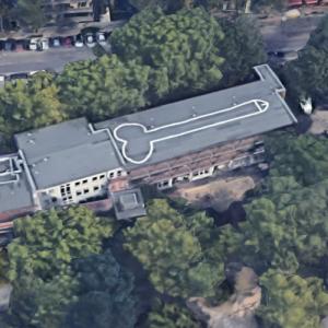 Innapropriate painting on the roof in Berlin, Germany - Virtual ...