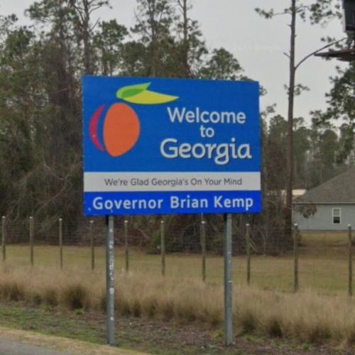 Welcome to Georgia sign in Lake Park, GA (Google Maps)
