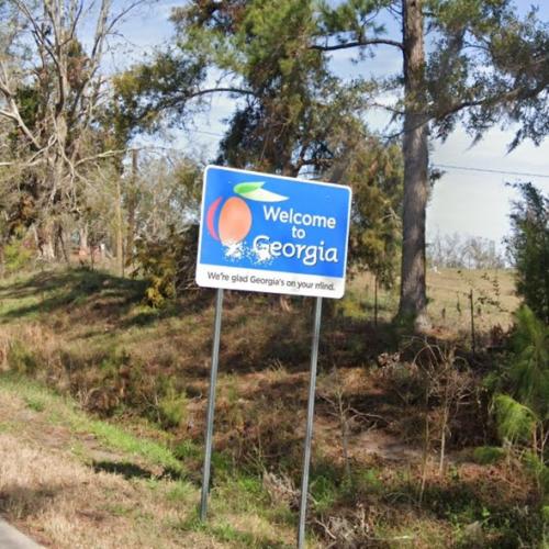 Welcome to Georgia sign in Lake Park, GA (Google Maps)