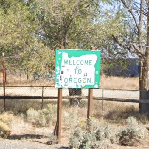 Welcome to Oregon sign in Denio, NV (Google Maps) (#7)