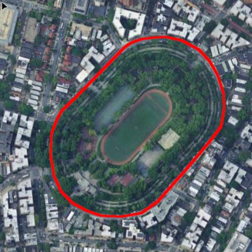 Williamsbridge Oval in New York, NY (Google Maps)