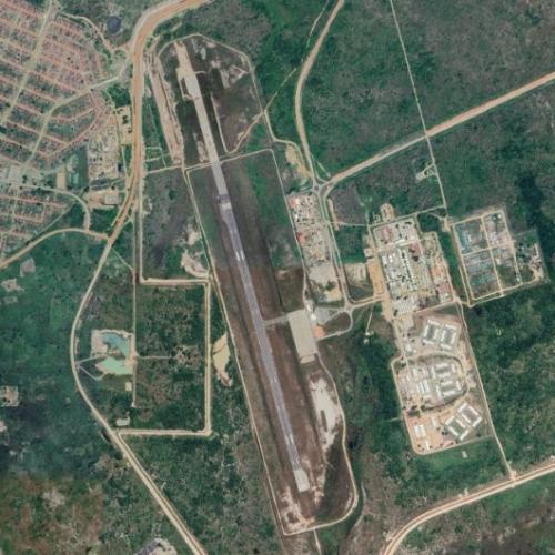 Afungi Airport in Mocímboa, Mozambique (Google Maps)