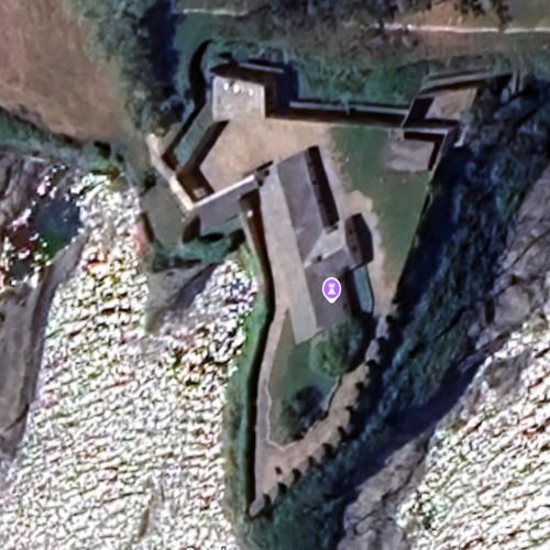 Fuerte San Damián in Ribadeo, Spain (Google Maps)