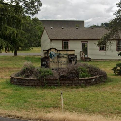 Welcome to Adair Village sign in Adair Village, OR (Google Maps)