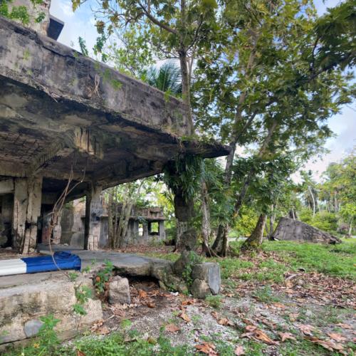 WW2 Japanese Military Base, Maloelap Atoll in Taroa, Marshall Islands ...