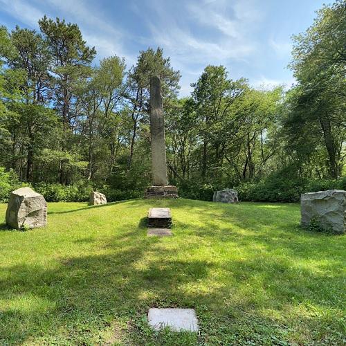 The Great Swamp Fight Monument in Richmond, RI (Google Maps)