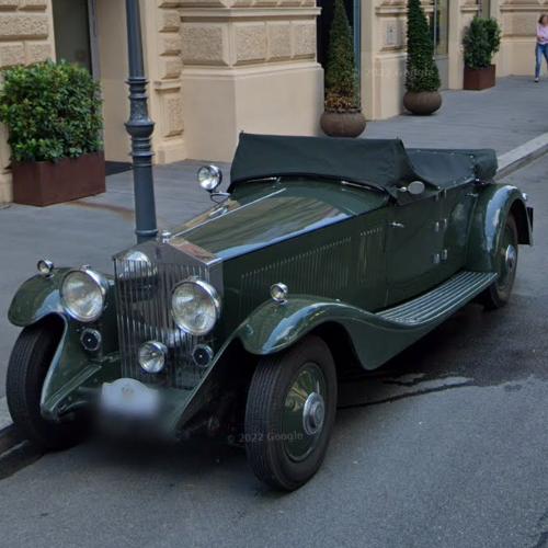 1933 Rolls Royce Phantom II Continental in Vienna, Austria (Google Maps)