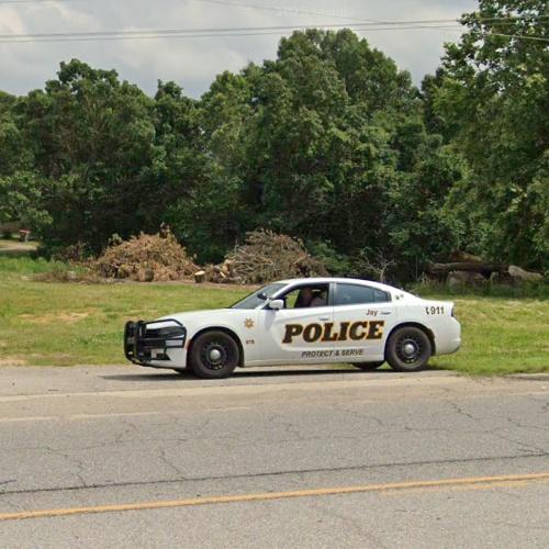 Jay Oklahoma Police Department car in Jay, OK (Google Maps)