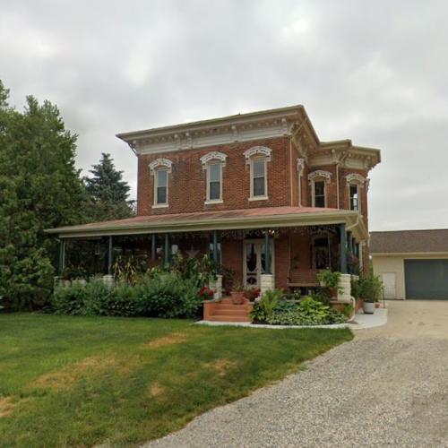 Dr. Christopher Souder House in Larwill, IN (Google Maps)
