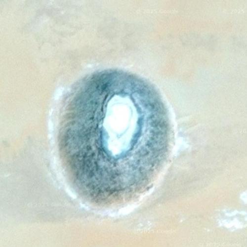 Strange Oval in Libya in Kufra District, Libya - Virtual Globetrotting