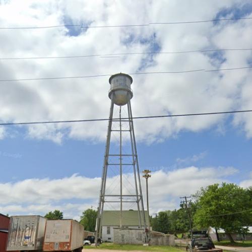 Southwest City, Missouri water tower in South West City, MO (Google Maps)