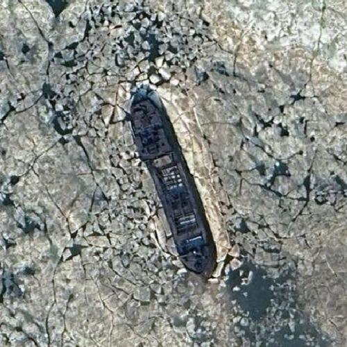 MV Ithaca in Churchill, Canada (Google Maps)