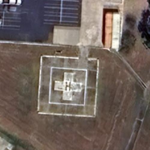Rice Medical Center Heliport in Eagle Lake, TX (Google Maps)