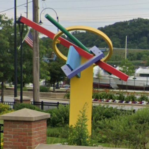 'Galaxy' by Ray Katz in Michigan City, IN (Google Maps)