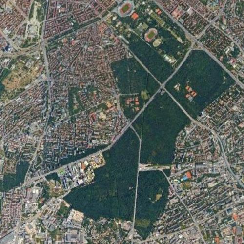 Borisova Gradina in Sofia, Bulgaria (Google Maps)