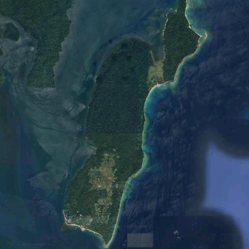 Long Island (Andaman Islands) in Bakultala, India (Google Maps)