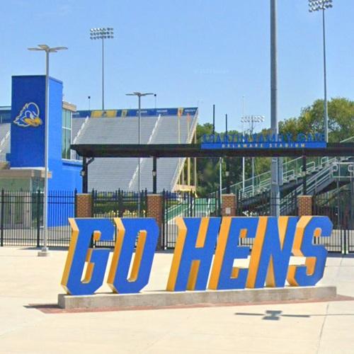 Delaware Fightin' Blue Hens in Newark, DE (Google Maps)